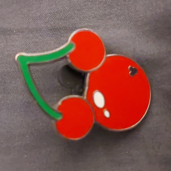 Disney | Jewelry | Disney Cherry Mickey Mouse Pin | Poshmark